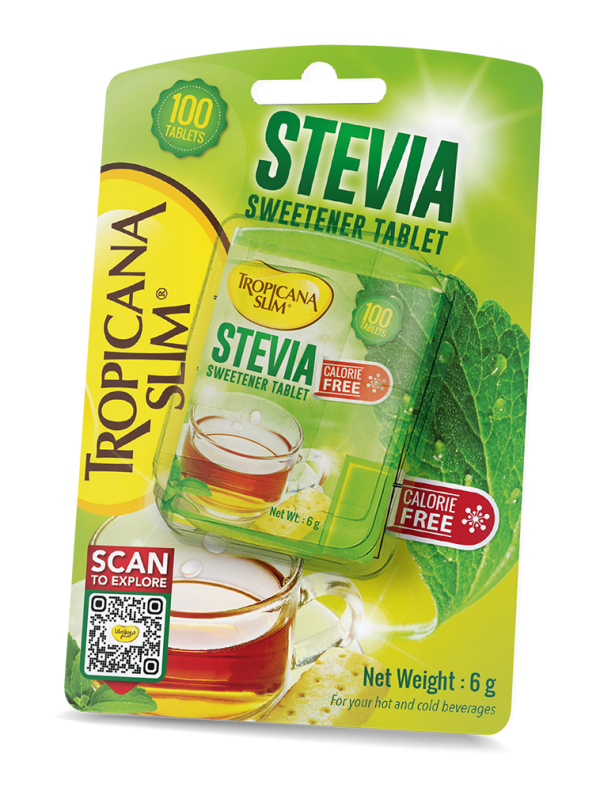 TROPICANA SLIM SWEETENER STEVIA TABLET - Tropicana Slim